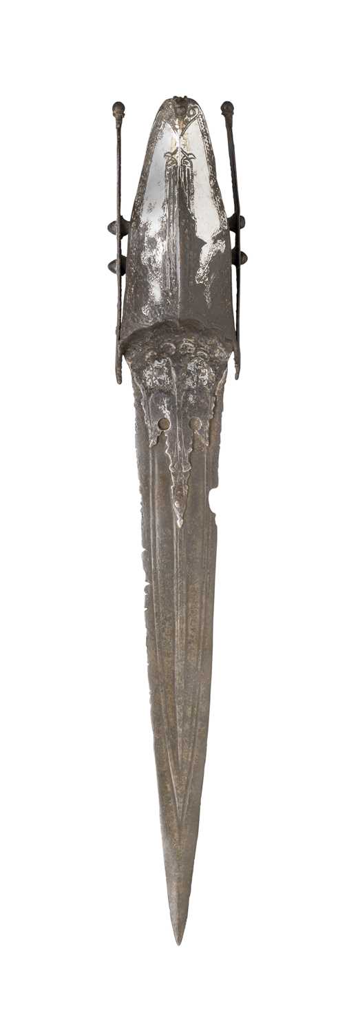 Lot 86 - A RARE SOUTH INDIAN DAGGER (KATAR)