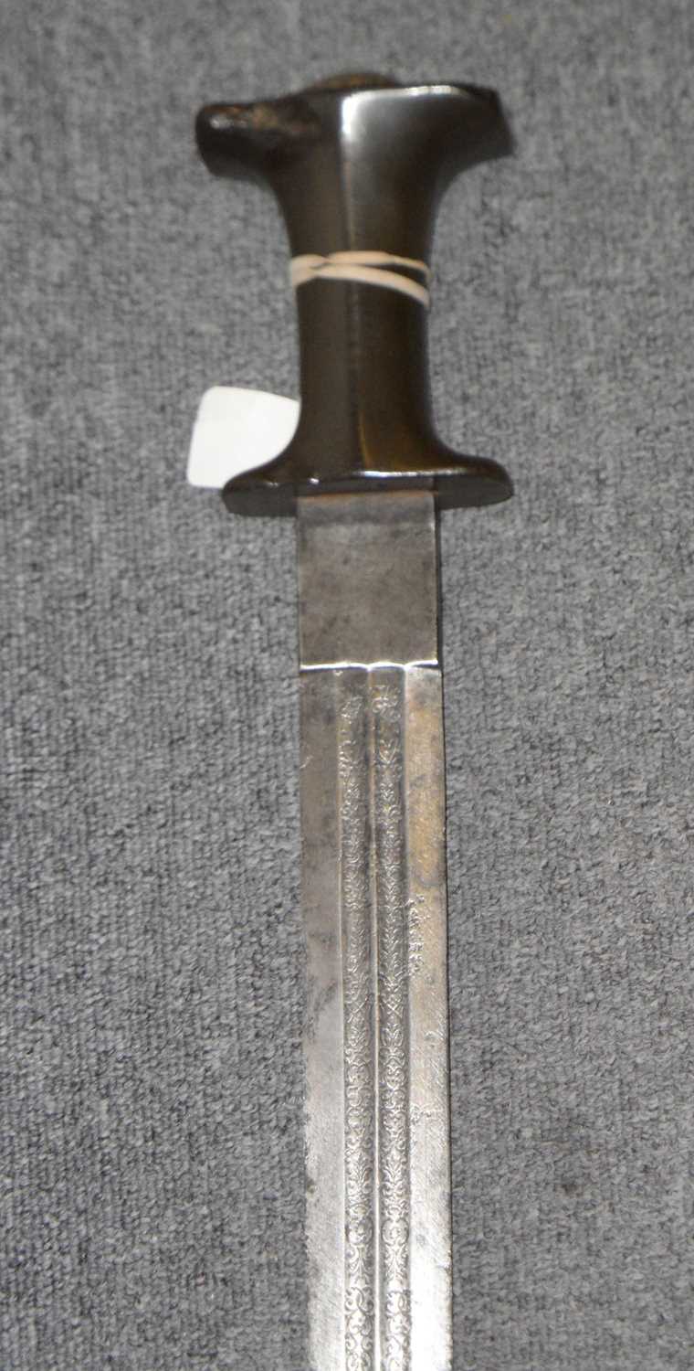 Lot 127 - AN ABYSSINIAN SWORD
