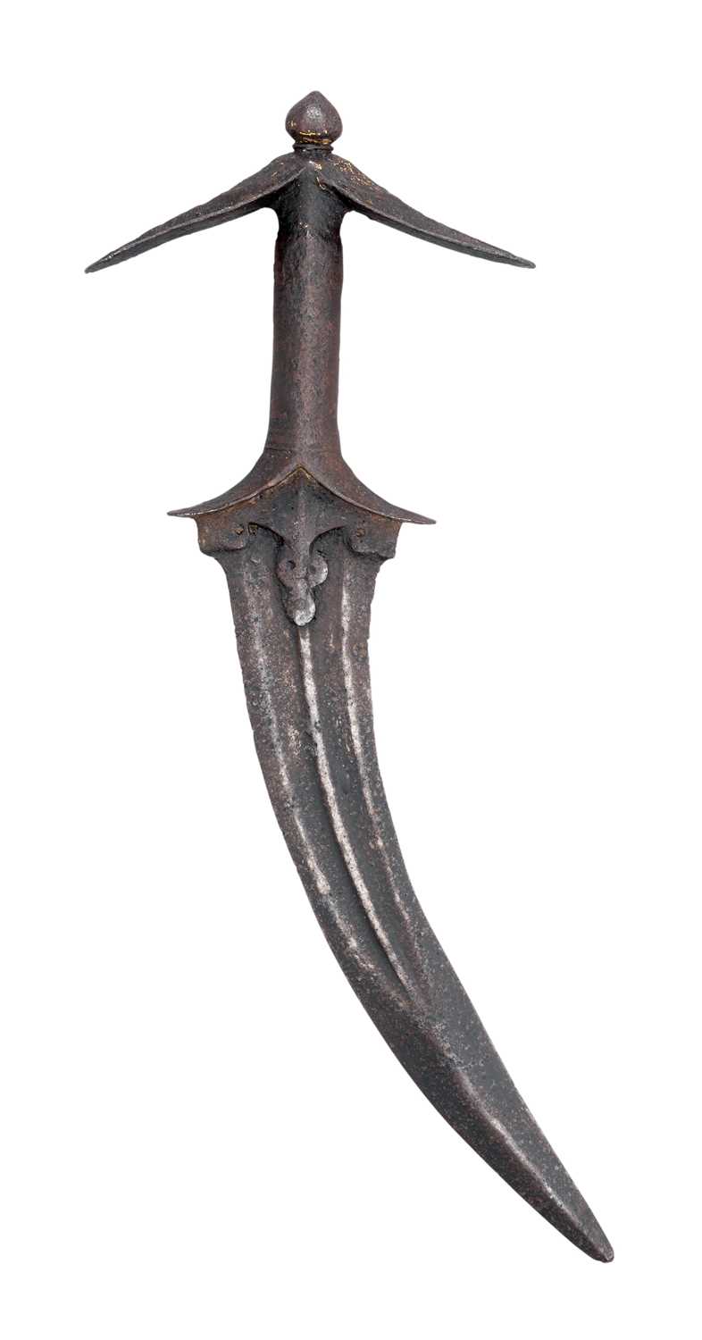 Lot 34 - AN INDIAN DAGGER (CHILANUM)