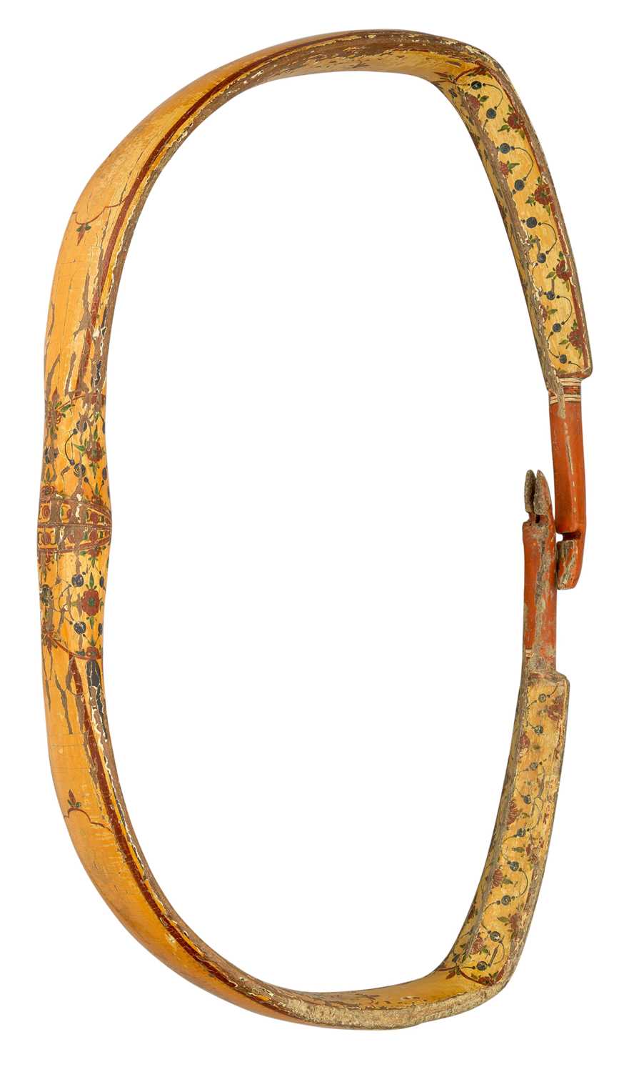 Lot 39 - AN INDO-PERSIAN PAINTED COMPOSITE BOW AND