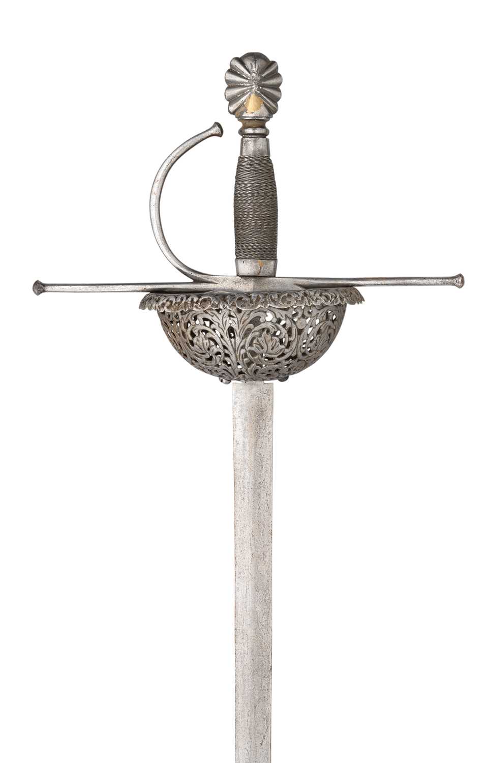 Lot 84 - A CUP-HILT RAPIER IN SPANISH MID-17TH CENTURY