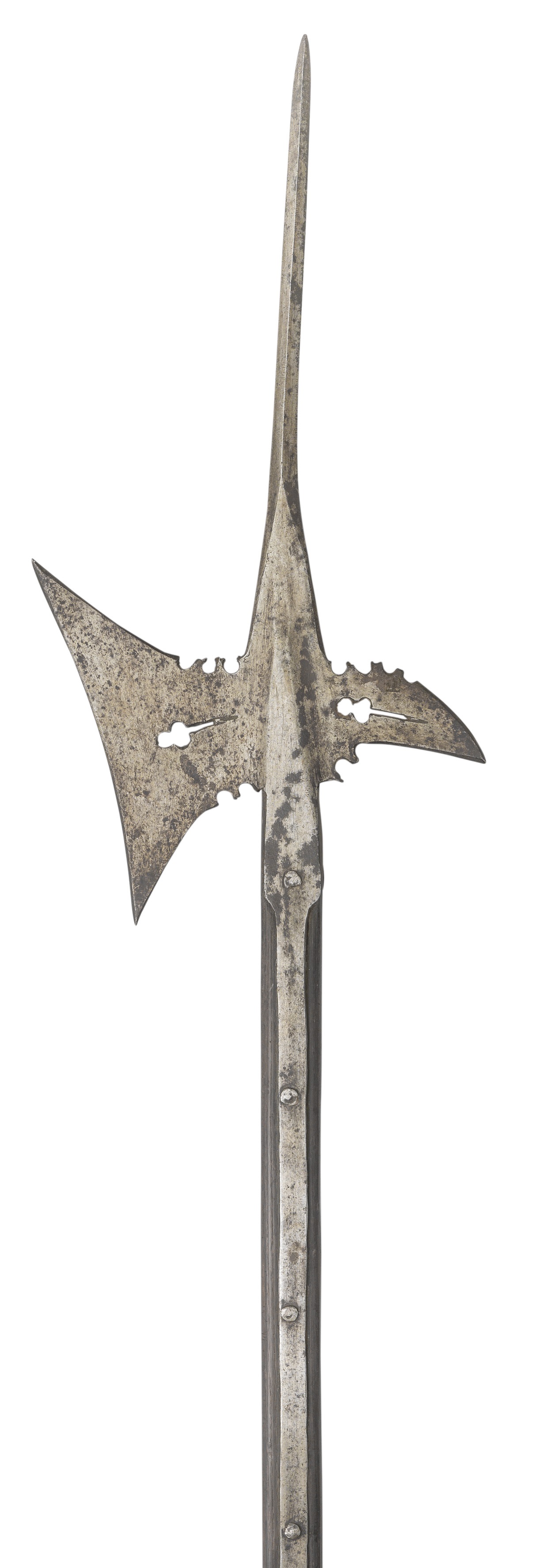 Lot 178 - A GERMAN HALBERD