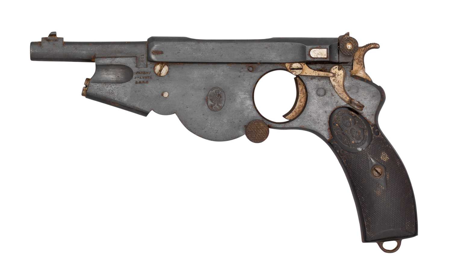 Lot 349 - A RARE 5MM (BERGMANN) BERGMANN NO.2/1896