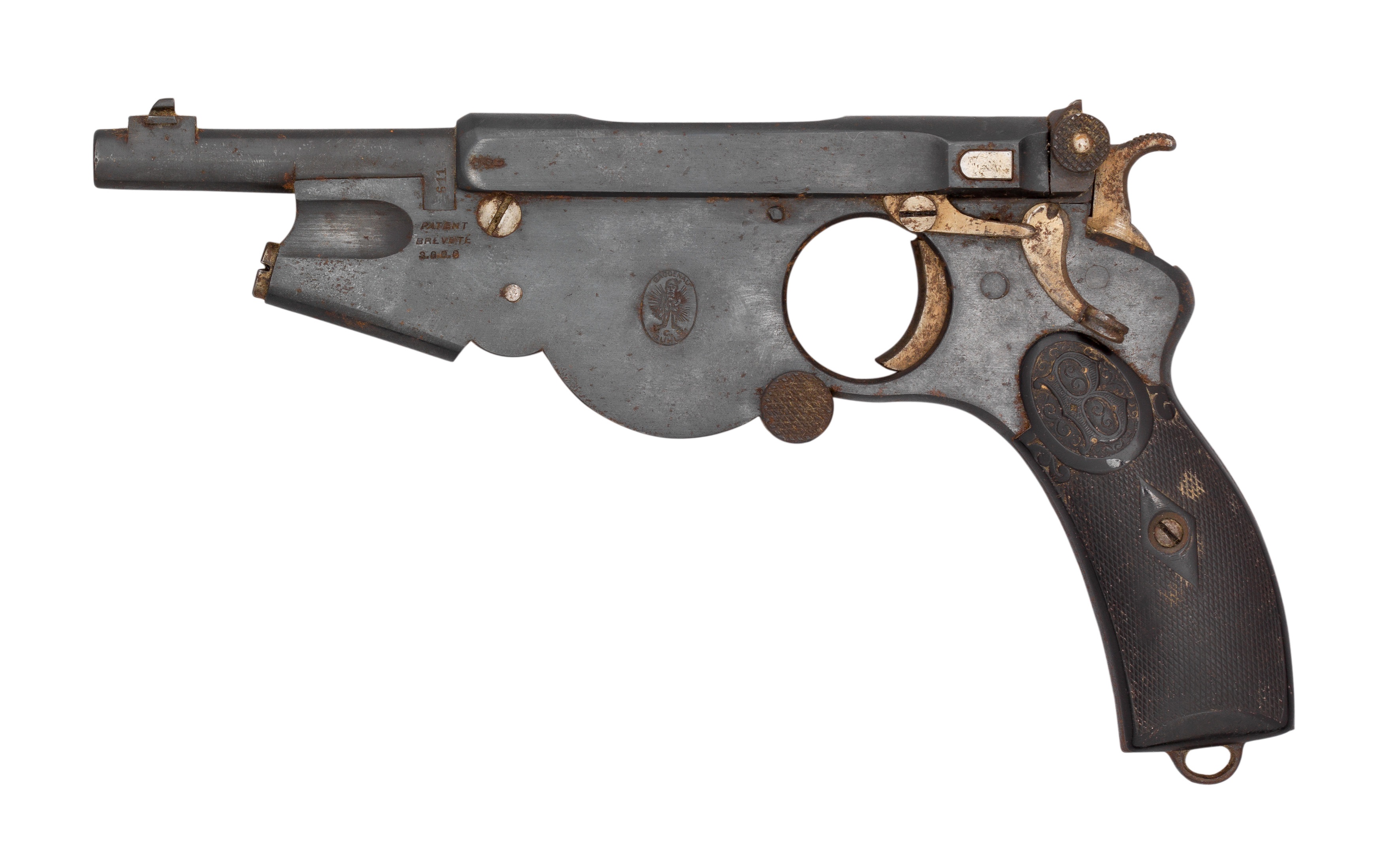 Lot 349 - A RARE 5MM (BERGMANN) BERGMANN NO.2/1896