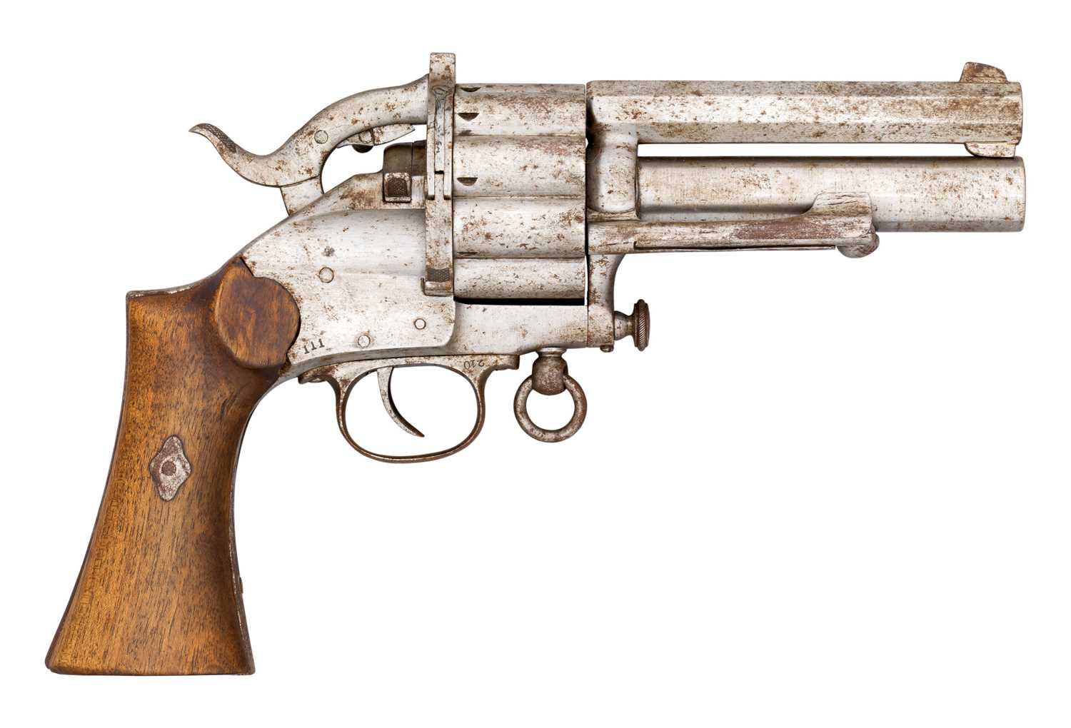 Lot 353 - A BELGIAN 11MM LEMAT TEN-SHOT CENTRE FIRE