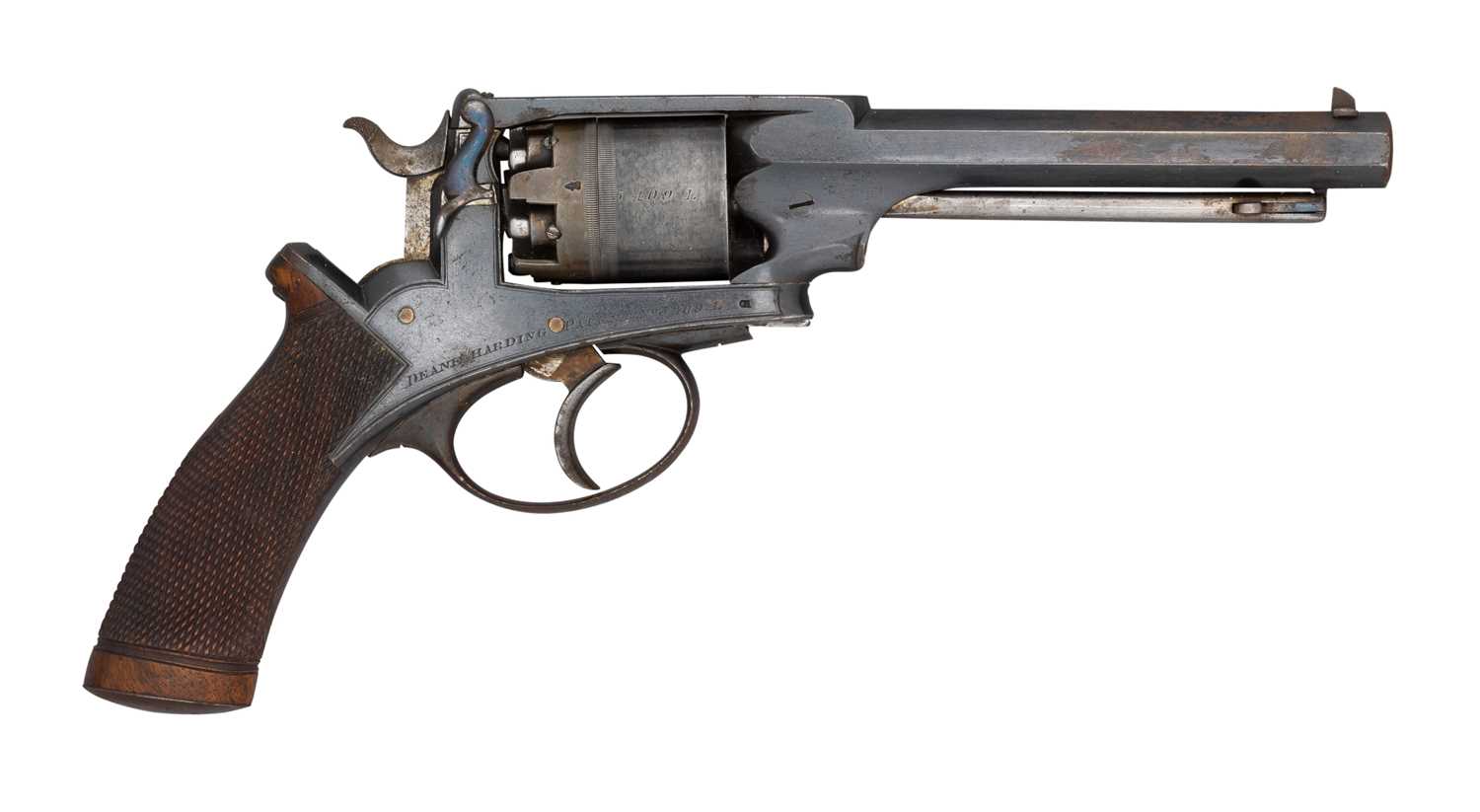 Lot 354 - A 54 BORE DEANE HARDING PATTERN REVOLVER BY
