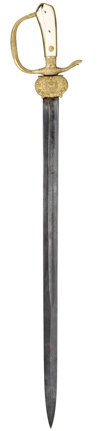 Lot 86 - **AN AUSTRIAN HUNTING SWORD FOR AN IMPERIAL