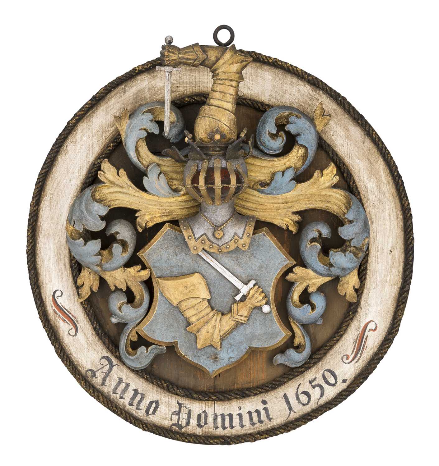Lot 236 - **A DECORATIVE HERALDIC SHIELD FROM THE