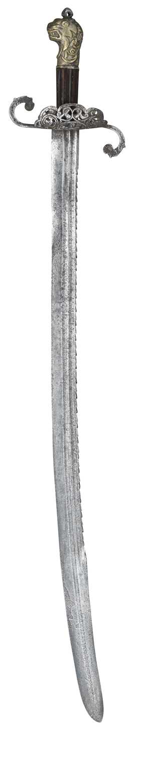 Lot 144 - A RARE ENGLISH HUNTING SWORD