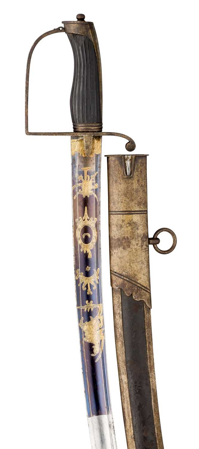 Lot 94 - ËœA HUSSAR OFFICER'S SWORD