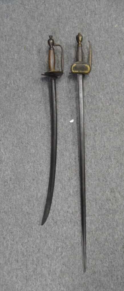 Lot 97 - TWO 1796 PATTERN INFANTRY OFFICER'S SWORDS