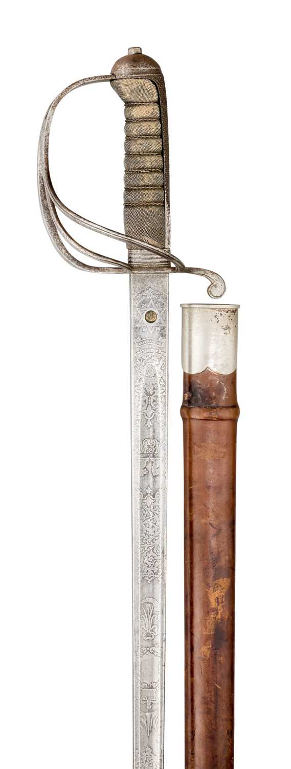 Lot 128 - A RIFLE REGIMENT OFFICER'S SWORD BY HENRY
