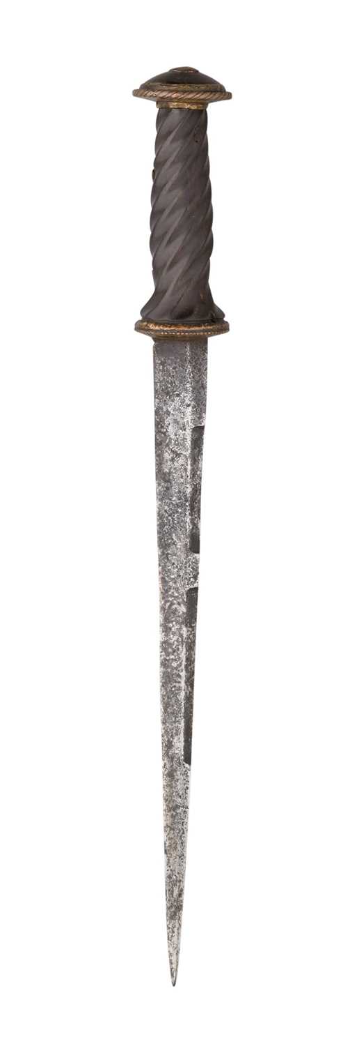 Lot 433 - A RONDEL DAGGER