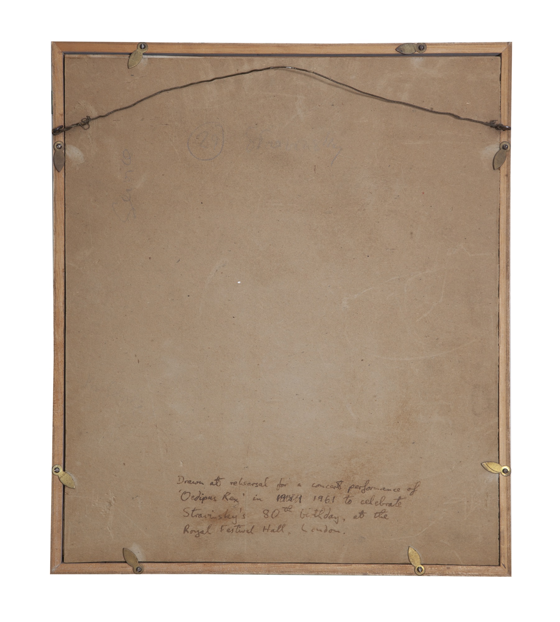 Lot 18 - MILEIN COSMAN (1921-2017) PORTRAIT OF IGOR