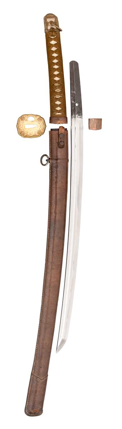 Lot 122 - A JAPANESE SHIN-GUNTO, THE BLADE 1750-1850,