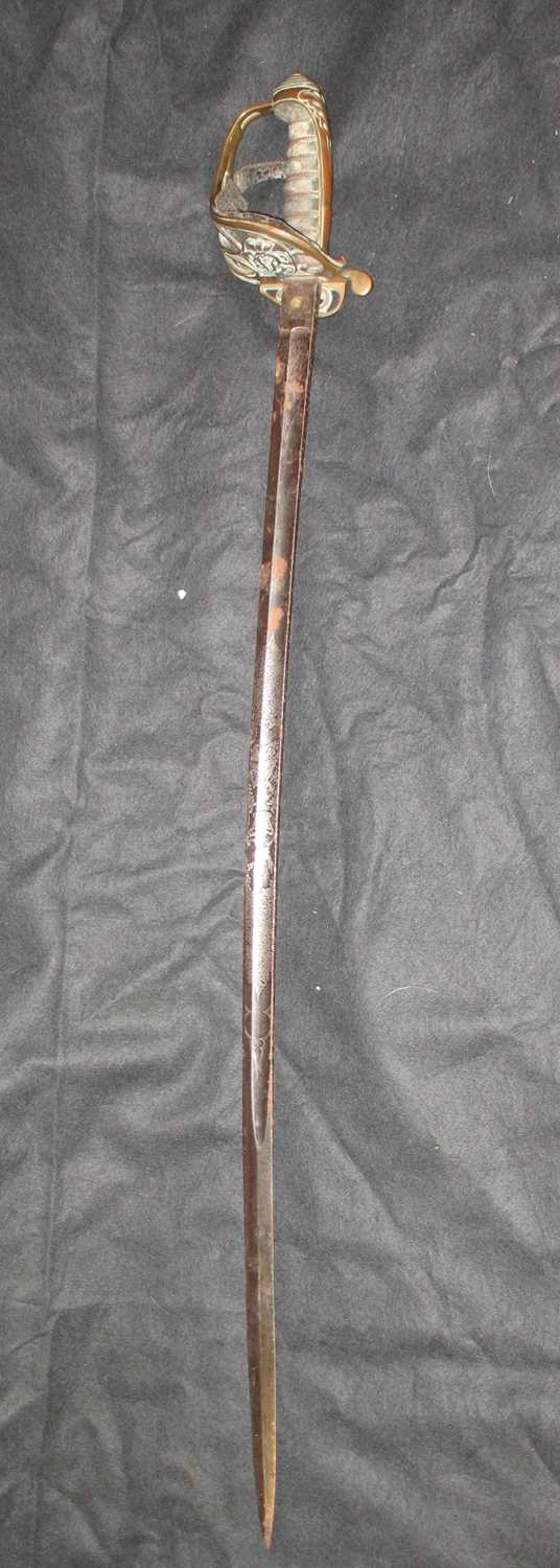 Lot 82 - AN 1845 PATTERN INFANTRY OFICER'S SWORD BY