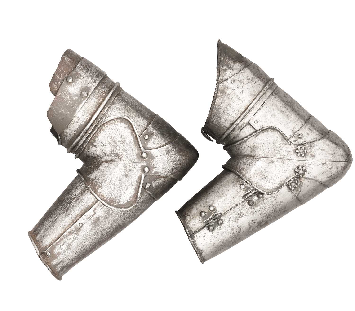 Lot 172 - TWO NORTH GERMAN VAMBRACES
