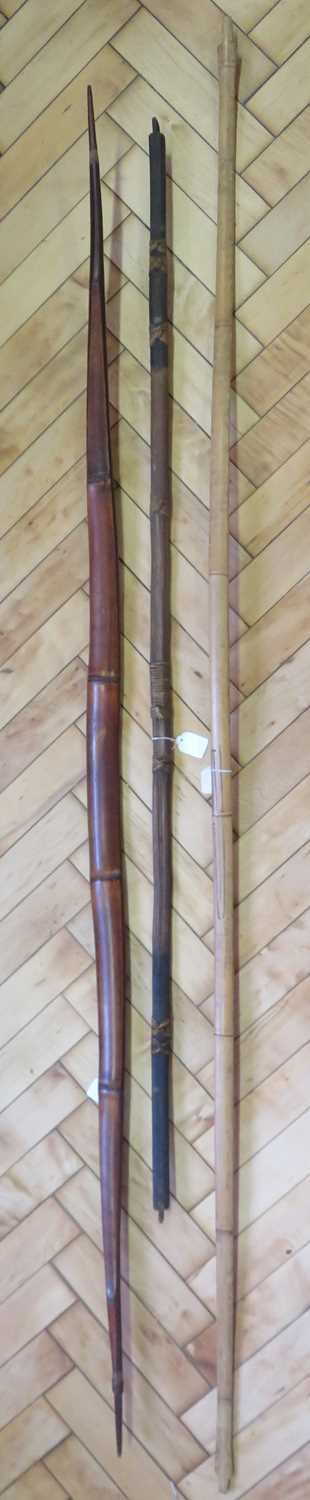 Lot 46 - TWO TRIBAL BOWS, LATE 19TH/20TH CENTURY