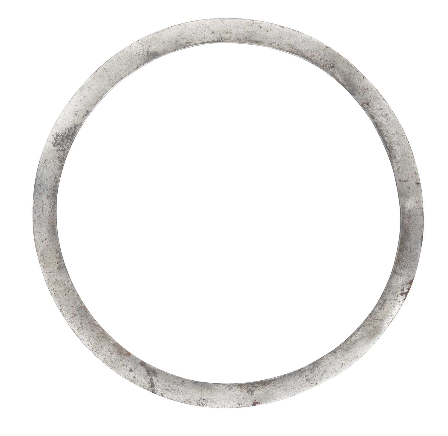 Lot 57 - â’¶ AN INDIAN THROWING RING (CHAKRAM) AND