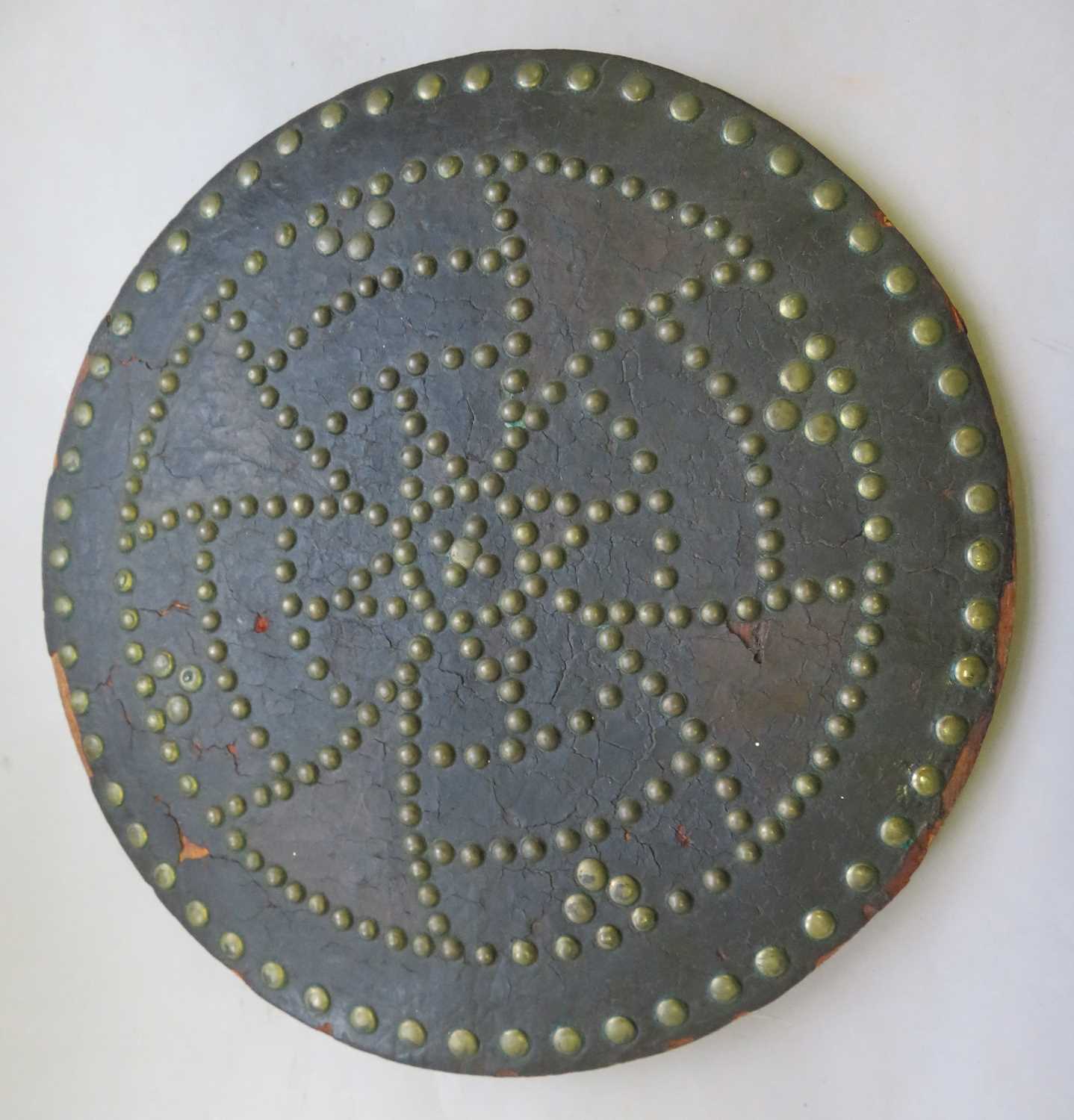 Lot 232 - A TARGE IN 18TH CENTURY STYLE