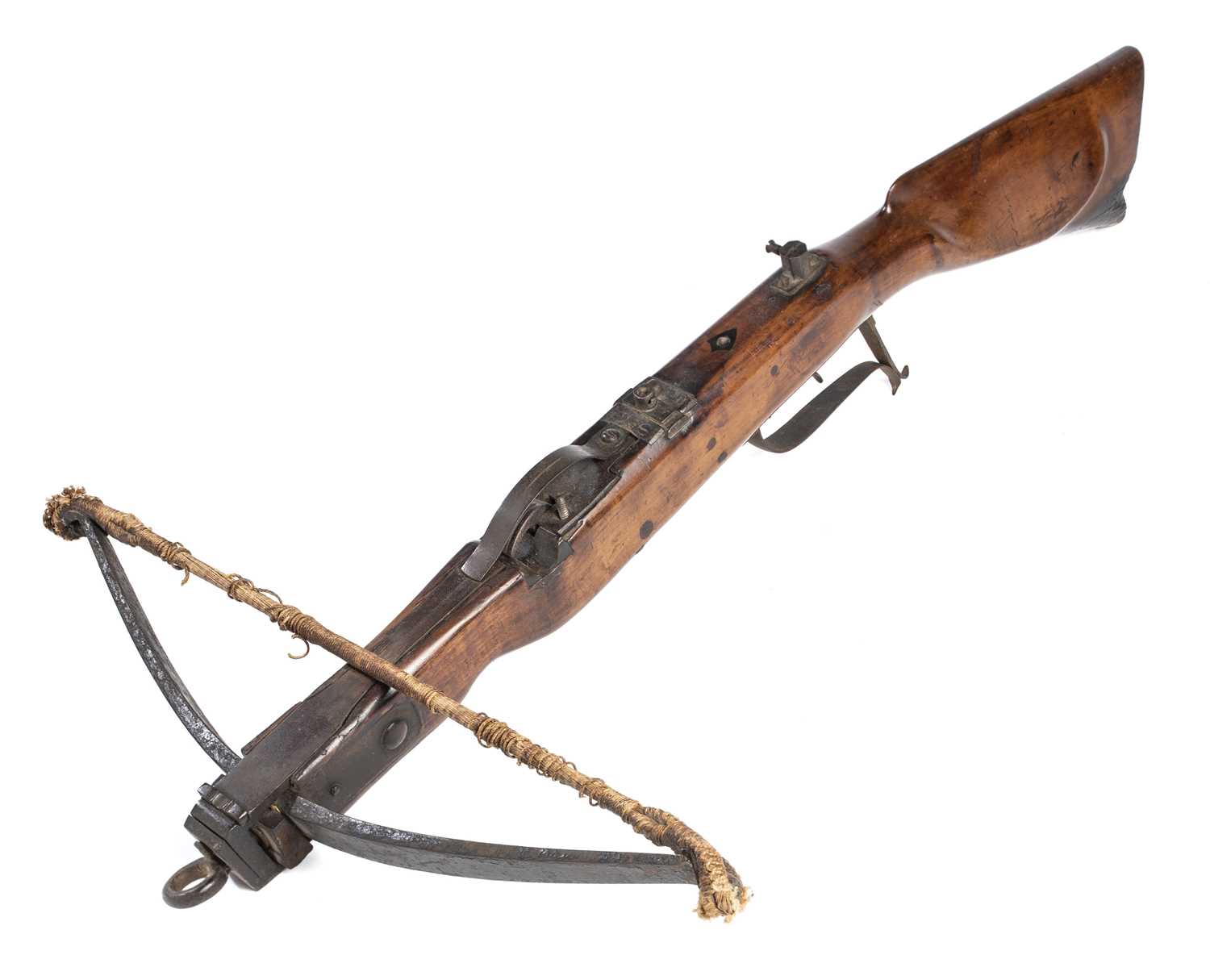 Lot 241 - A TARGET SHOOTING CROSSBOW, 19TH CENTURY