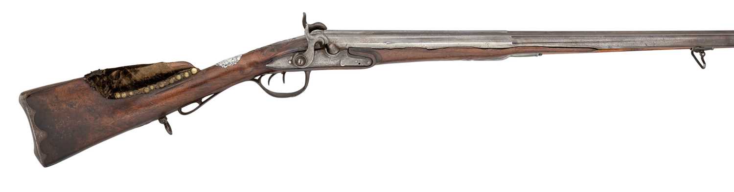 Lot 261 - â’¶ A 22 BORE D.B. FRENCH PERCUSSION