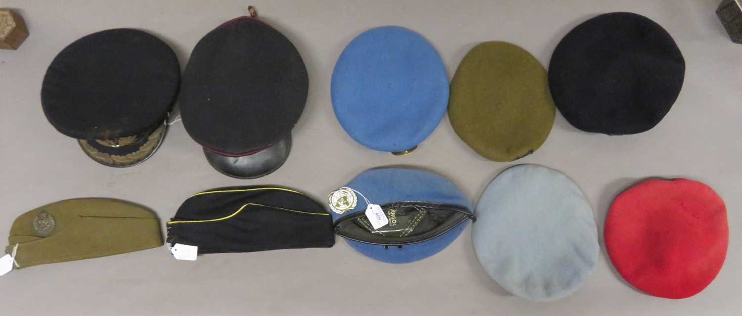 Lot 409 - â’¶ OFFICERS' CAPS, CIRCA 1902 AND LATER