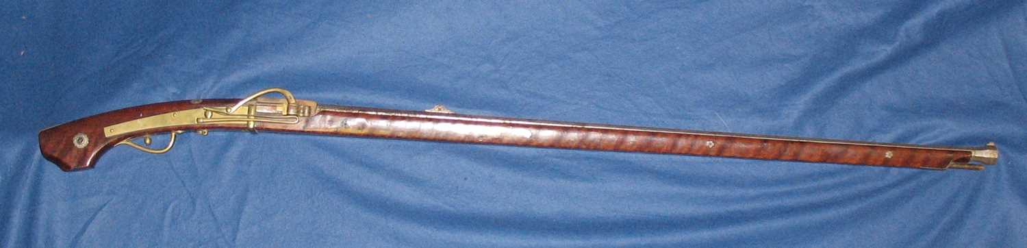 Lot 11 - A 32 BORE JAPANESE SNAP-MATCHLOCK MUSKET
