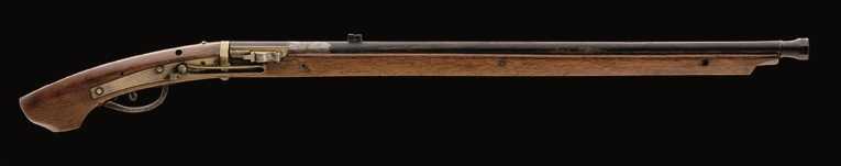 Lot 13 - A 48 BORE JAPANESE SNAP-MATCHLOCK MUSKET