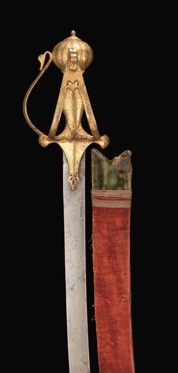 Lot 26 - A RARE NORTH INDIAN SWORD