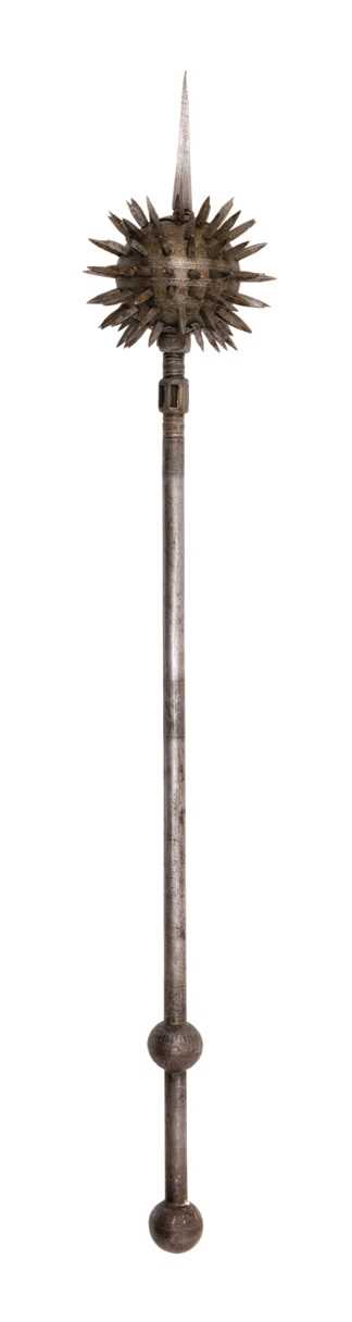 Lot 59 - AN INDO-PERSIAN MACE