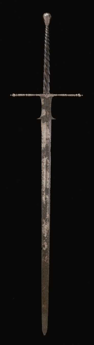 Lot 122 - A COMPOSITE GERMAN TWO-HAND SWORD