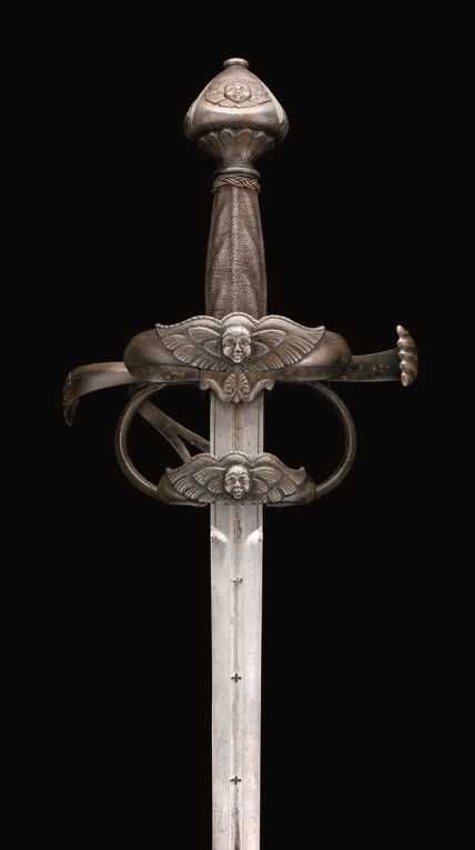 Lot 128 - A RAPIER IN THE ITALIAN STYLE OF CIRCA 1560