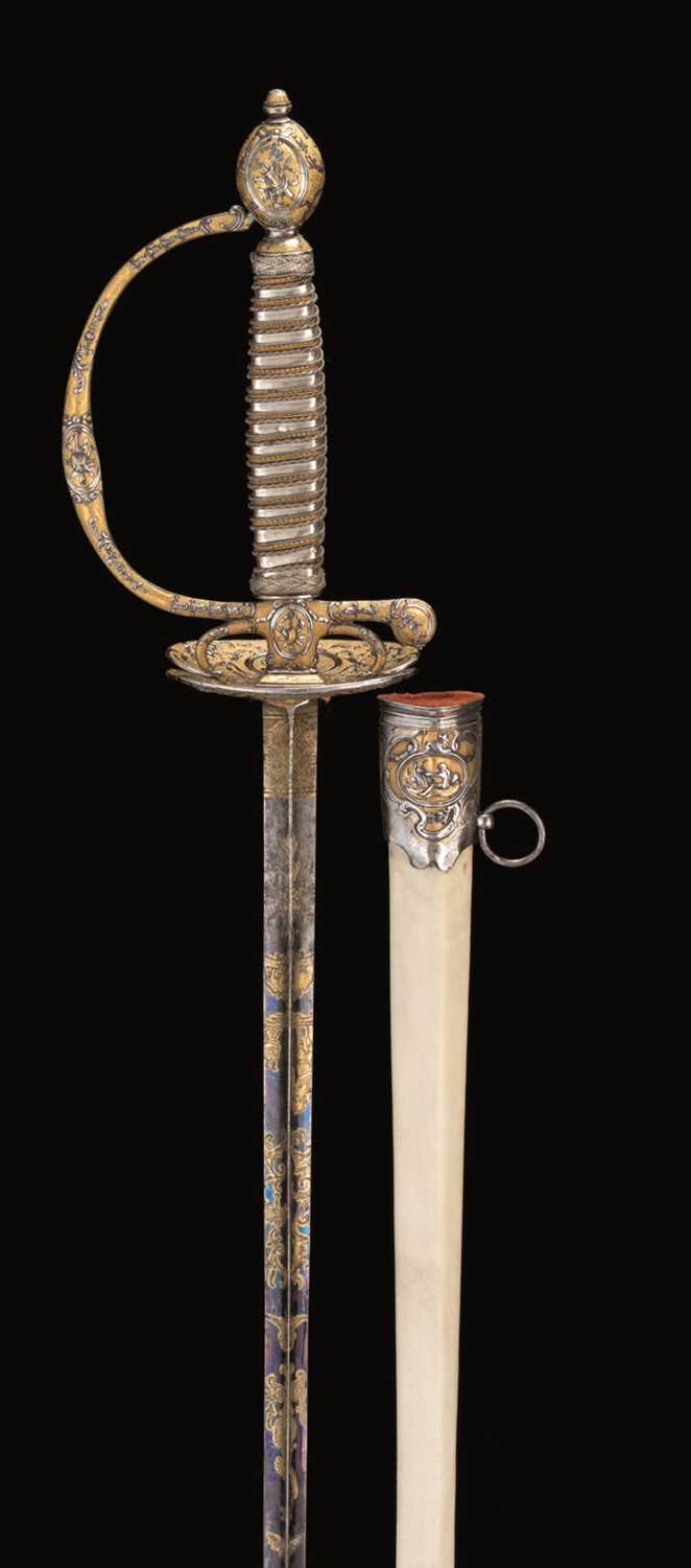 Lot 229 - A FINE FRENCH SMALL-SWORD