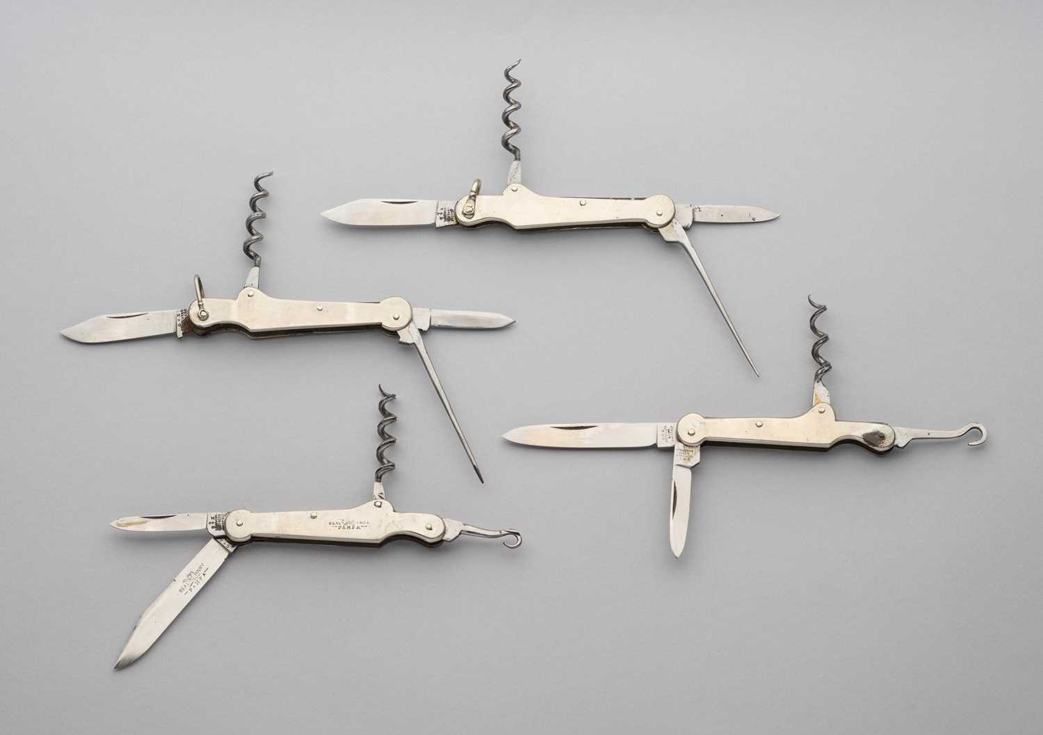 Lot 668 - THREE SMOKERS POCKET KNIVES, LOCKWOOD