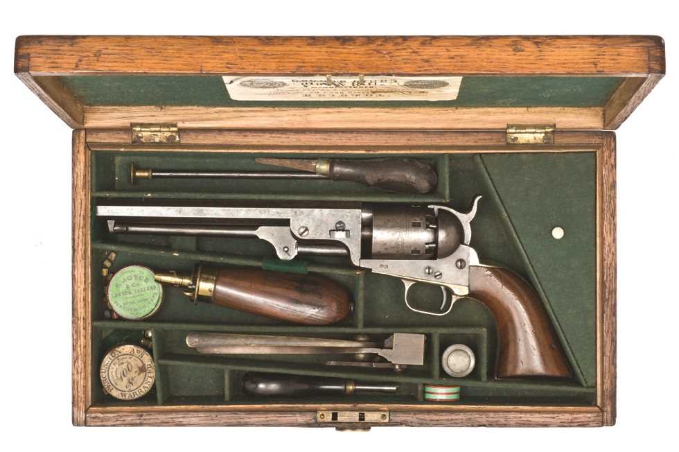 Lot 355 - A CASED .36 CALIBRE COLT MODEL 1851 NAVY