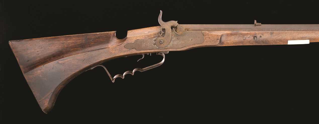 Lot 362 - AN UNUSUAL 32 BORE SPORTING RIFLE