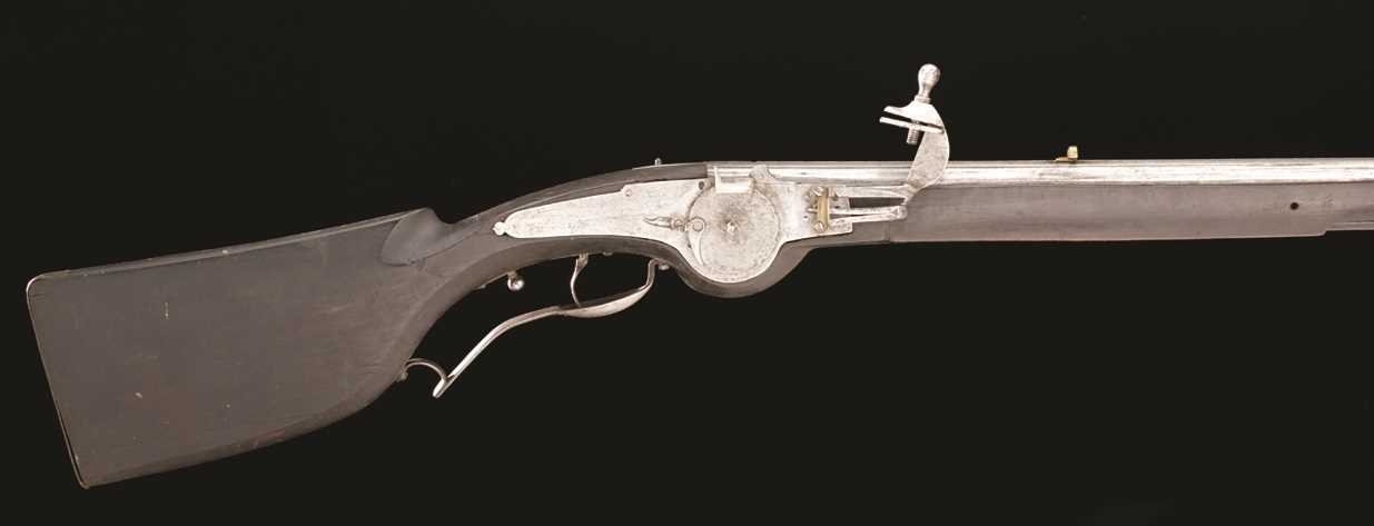 Lot 377 - **A 12 BORE GERMAN MILITARY WHEEL-LOCK