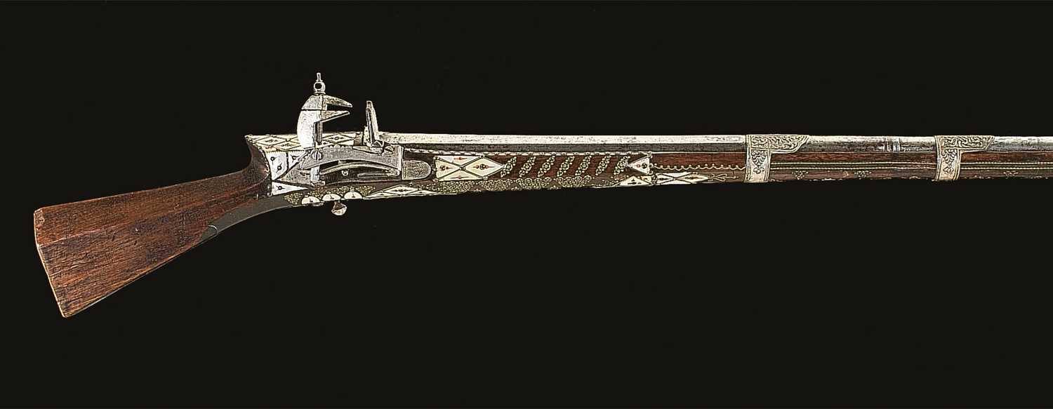 Lot 46 - **A 16 BORE BALKAN MIQUELET-LOCK GUN