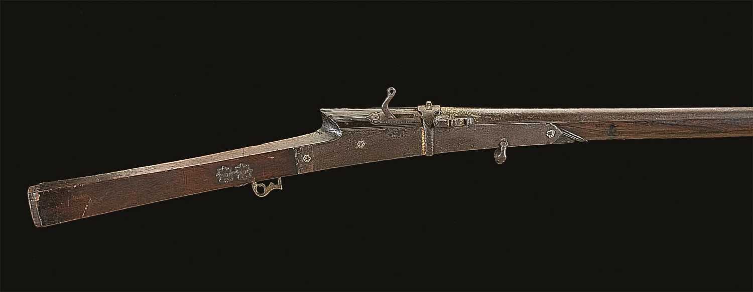 Lot 52 - **A 40 BORE INDIAN MATCHLOCK GUN FOR A BOY