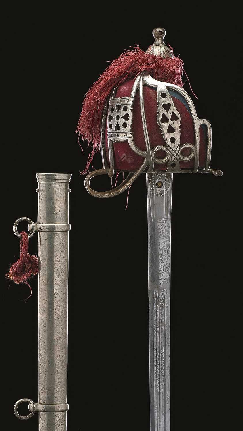 Lot 65 - A VICTORIAN BASKET-HILTED HIGHLAND OFFICER'S