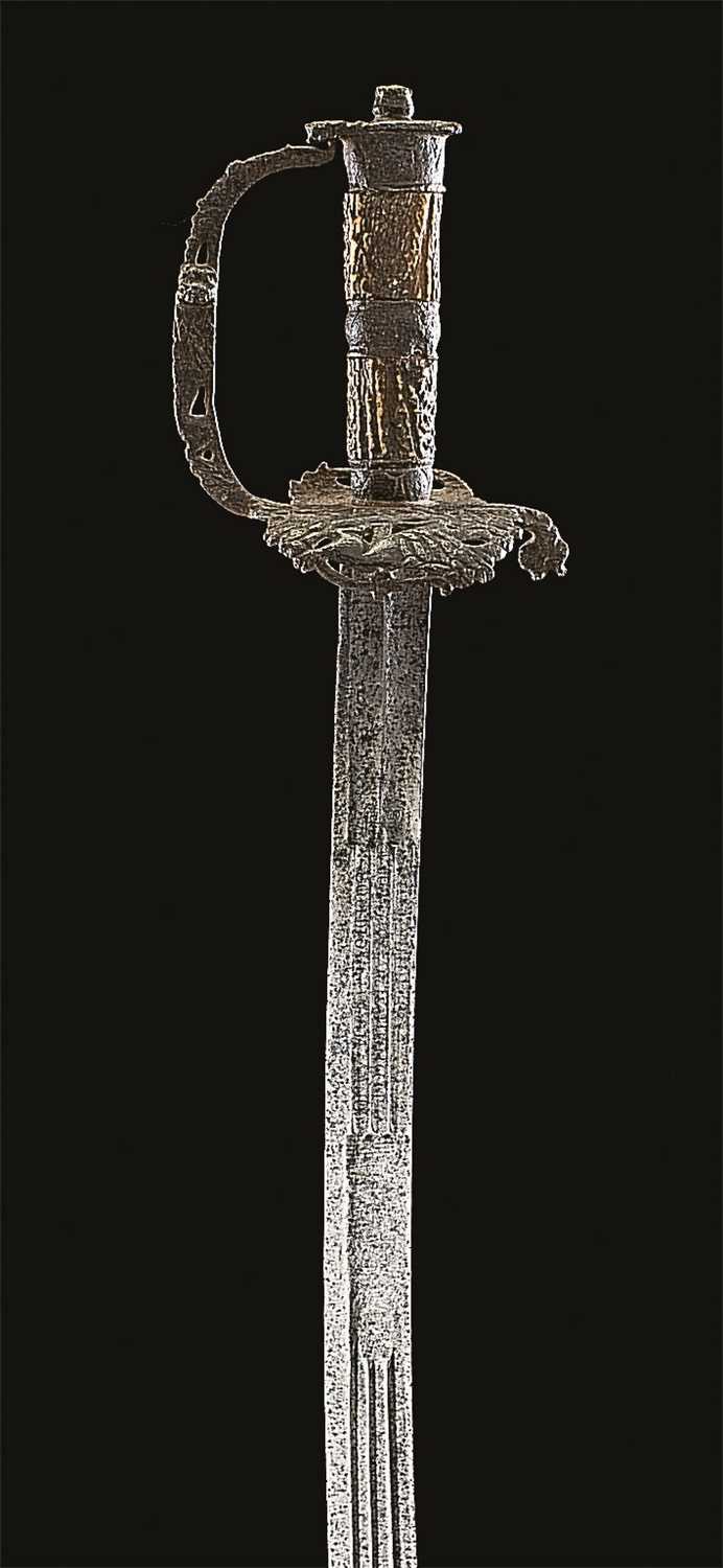 Lot 110 - AN ENGLISH HANGER