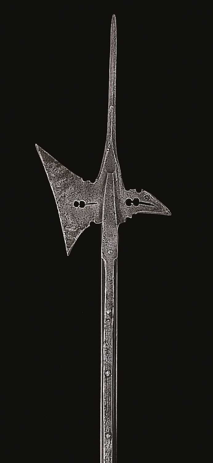 Lot 168 - A GERMAN HALBERD
