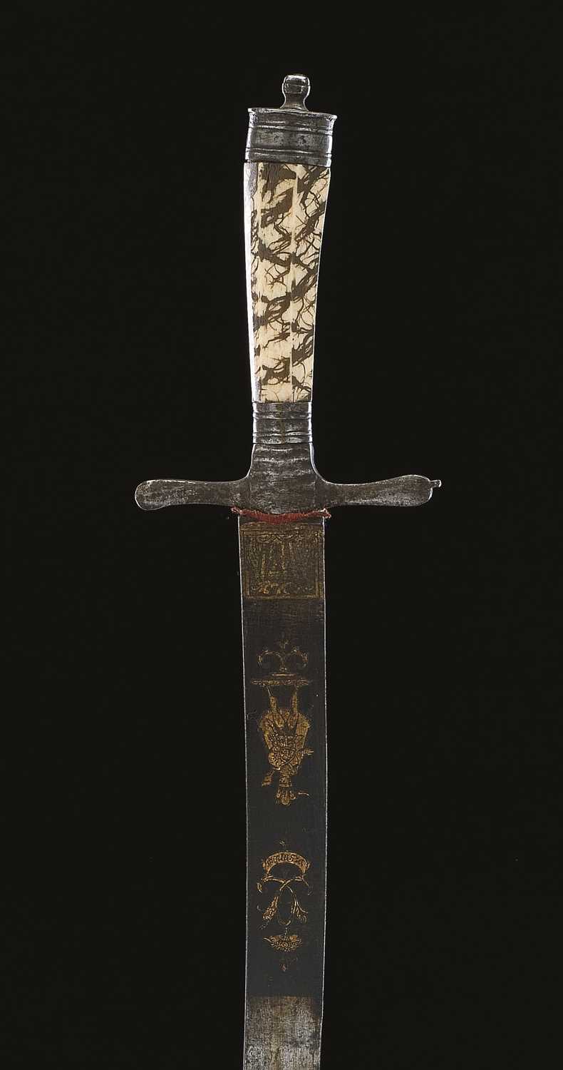Lot 254 - A GERMAN HUNTING SWORD