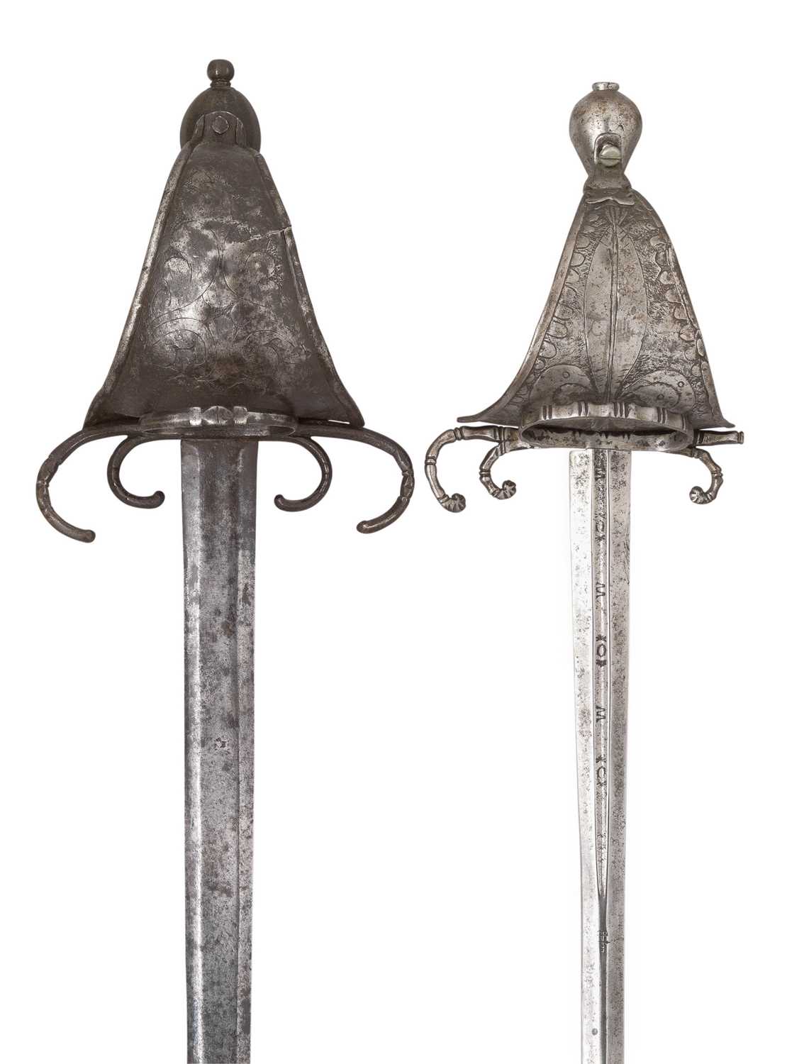 Lot 200 - **TWO ITALIAN RAPIERS WITH SO-CALLED