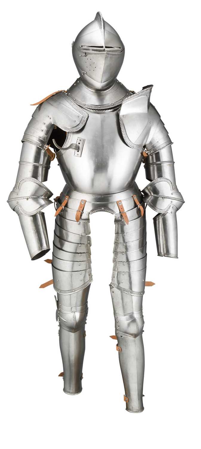 Lot 277 - A COMPOSITE ETCHED NORTH ITALIAN CAP-A-PIE