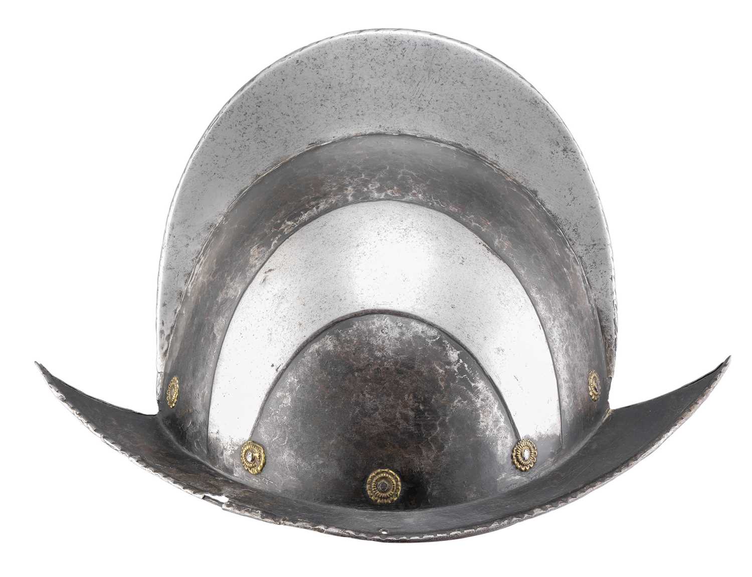 Lot 300 - **A SOUTH GERMAN BLACK-AND-WHITE COMB MORION