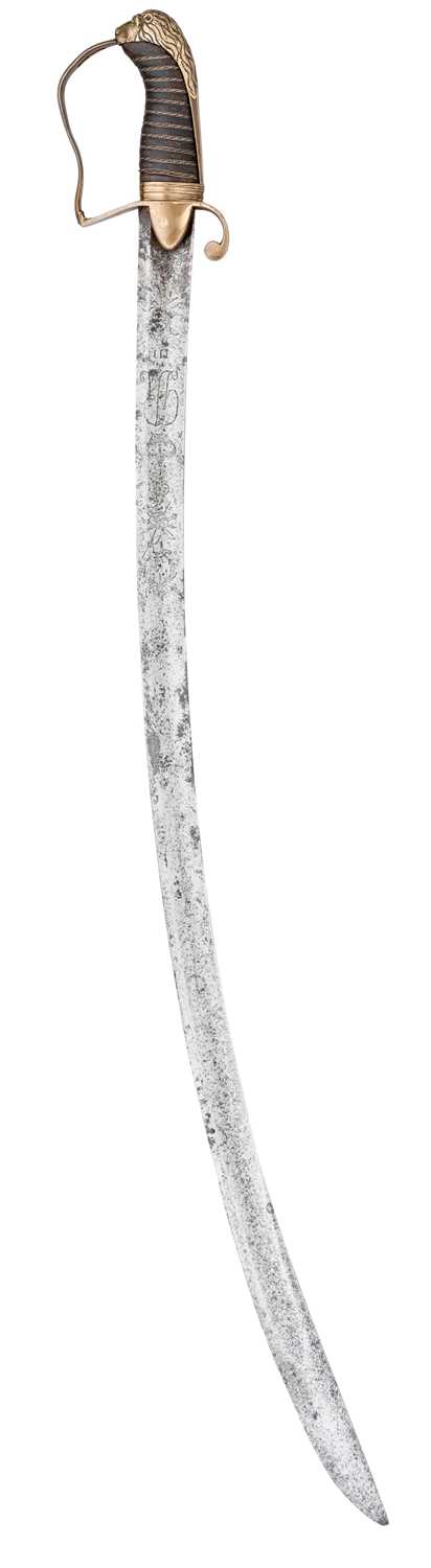 Lot 386 - A GEORGE III OFFICER'S SWORD, LATE 18TH