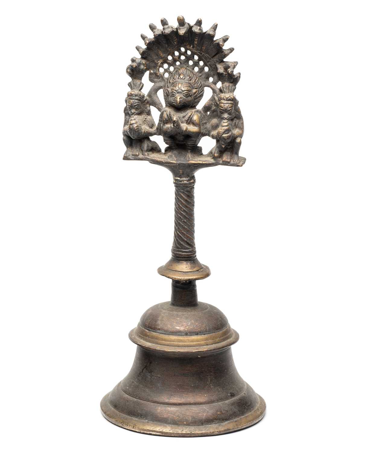 Lot 37 - A BRONZE RITUAL BELL