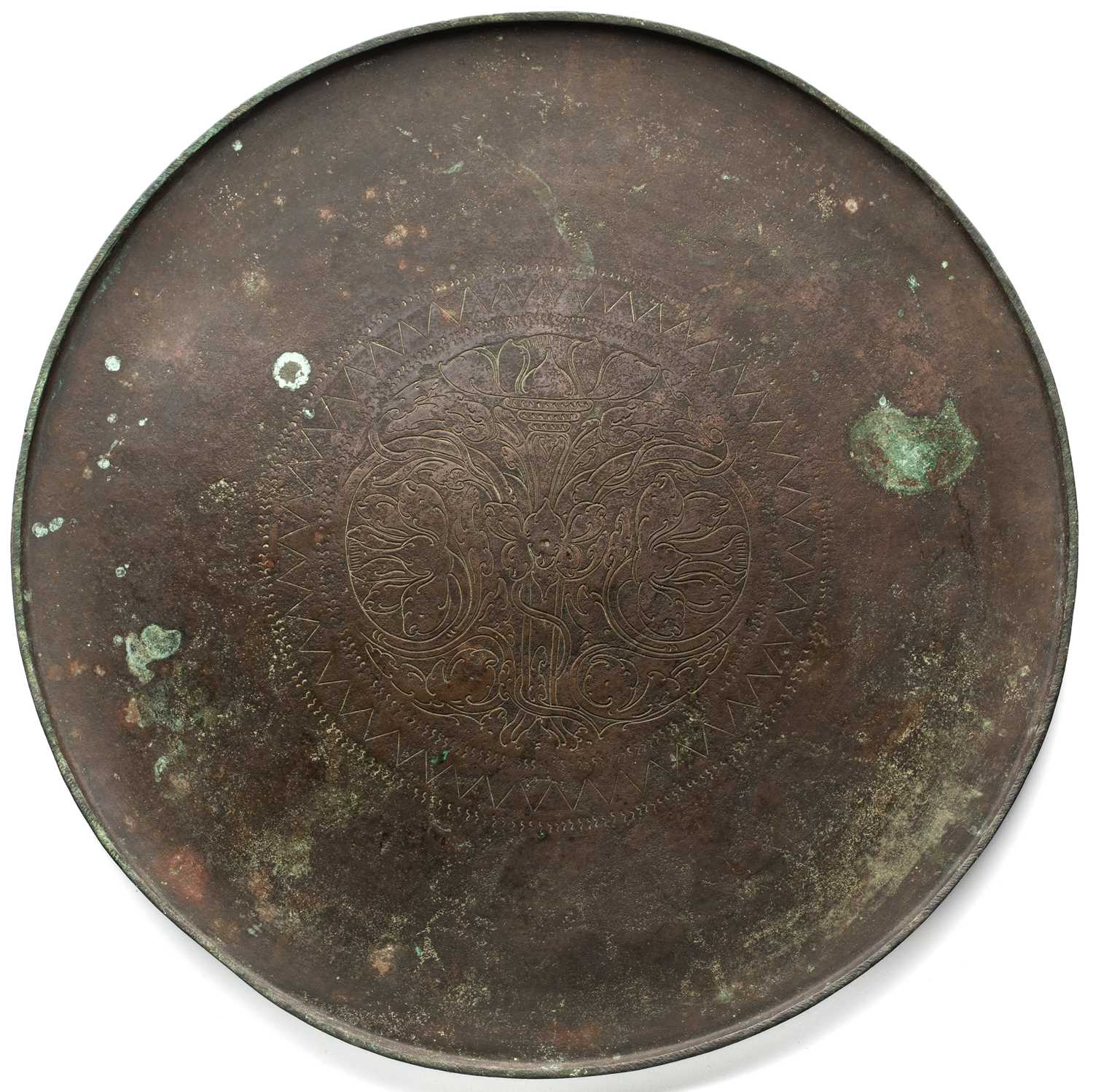 Lot 232 - A PRIEST'S OFFERING TRAY (TALAM)